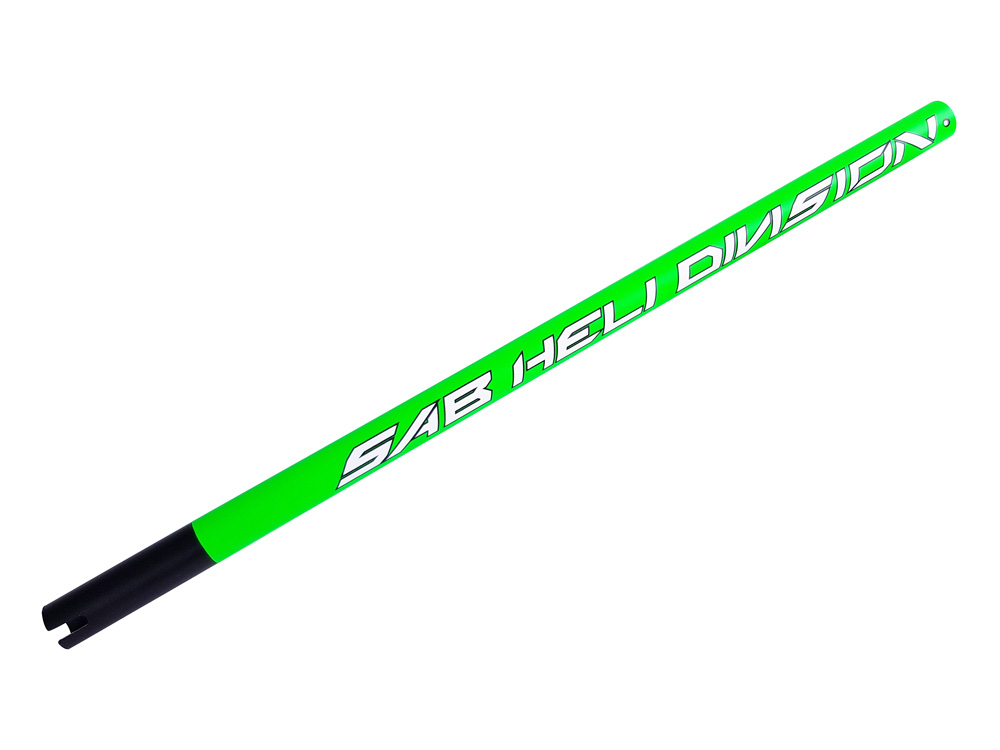 RAW 500 Aluminum Tail Boom Matte Green 25mm | Goblin Helicopters