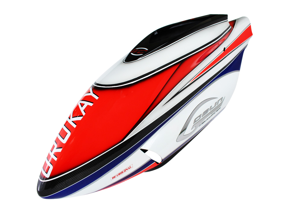 Canopy Carbon Blue/Red - Goblin Urukay WC | Goblin Helicopters