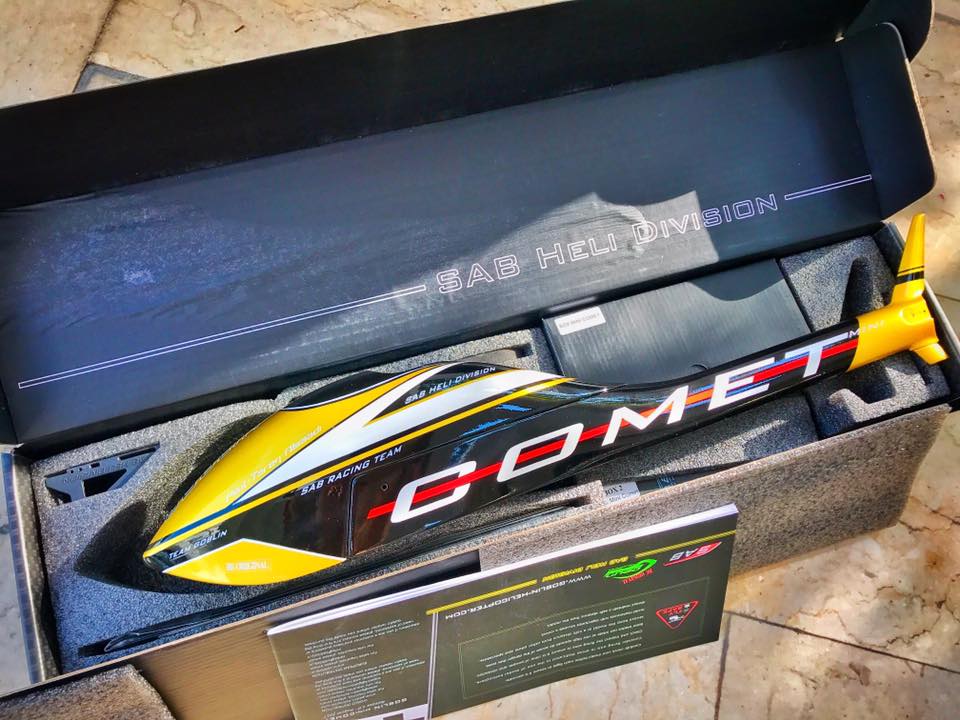 GOBLIN mini COMET (BLACK - RED) (with competition motor, SAB ESC 60A ...